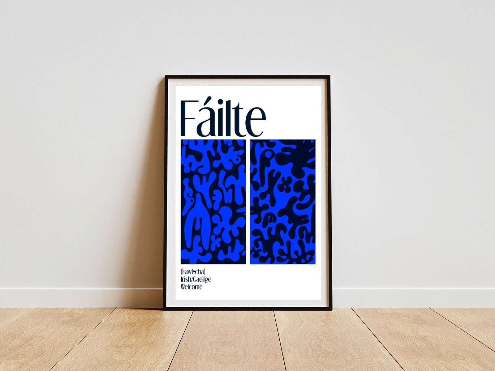 Fáilte / Welcome - Irish Language Print – RNM Design